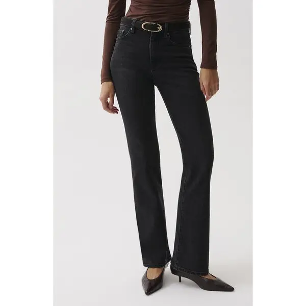 PISTOLA Evie High Waist Bootcut Jeans - Jetset