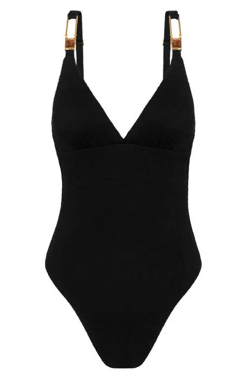 VIX PAULA HERMANNY Brit Brazilian One-piece Swimsuit