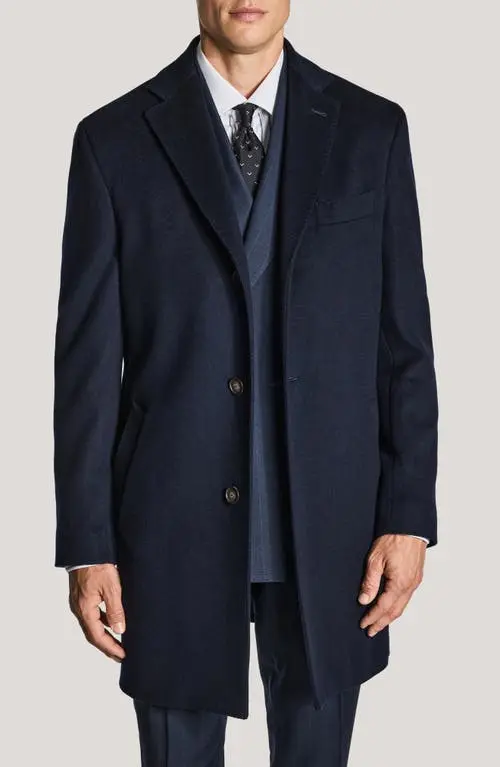 JACK VICTOR Wesley Wool And Cashmere Overcoat