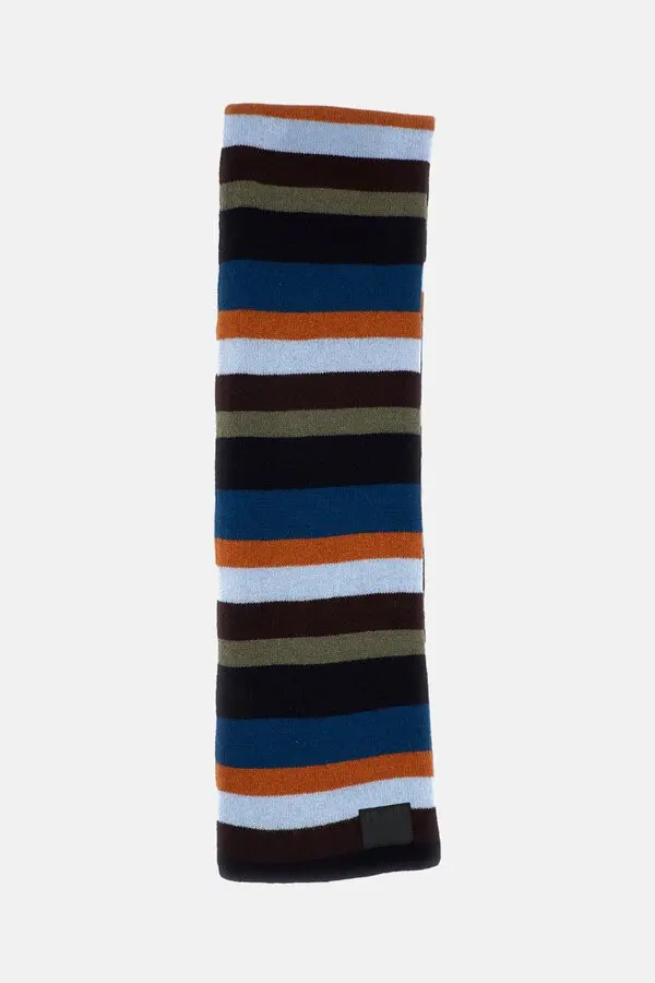 Paul Smith Sciarpa In Lana A Righe - Multicolore