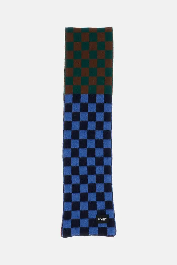 Howlin' Sciarpa In Lana A Scacchi - Multicolore