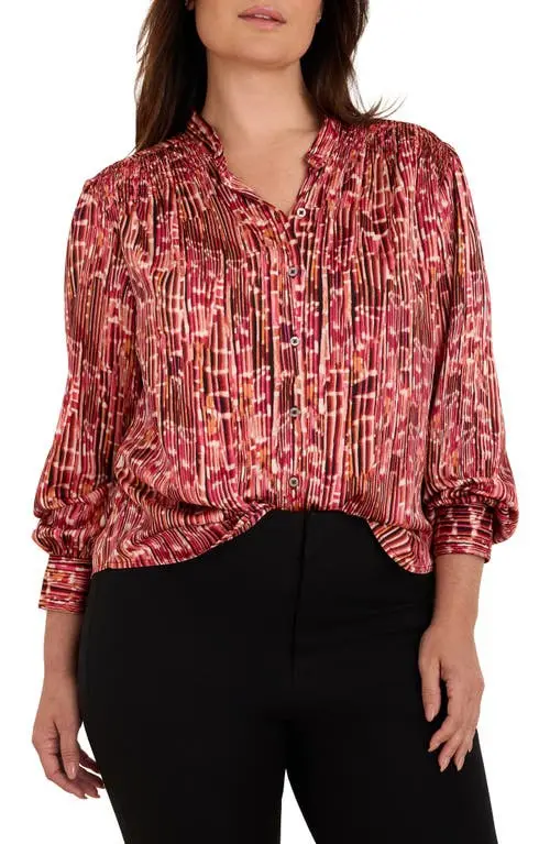 NIC+ZOE Origami Pleat Shirt