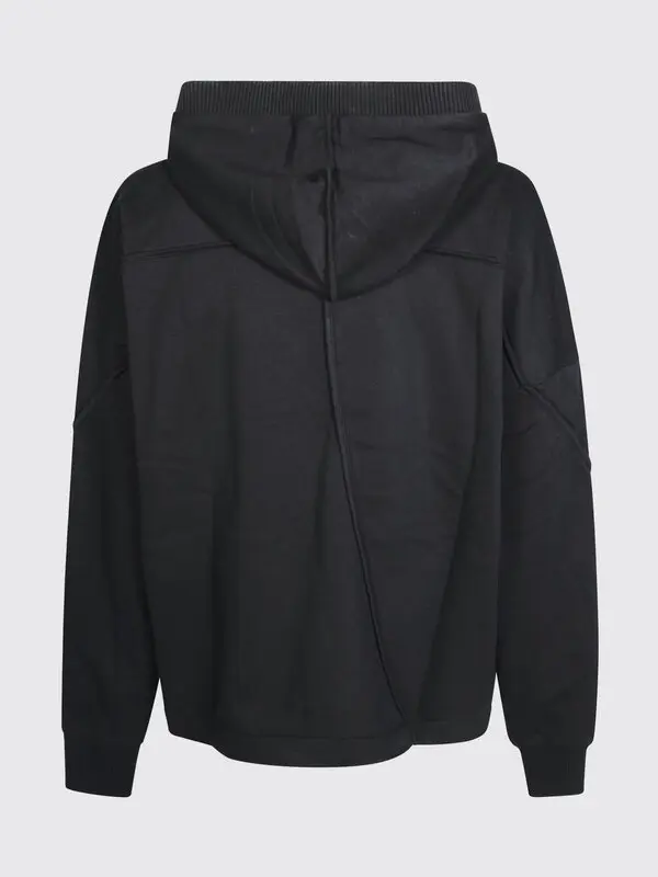 THOM KROM Relaxed Fit Cotton-blend Hoodie With Dropped Shoulders