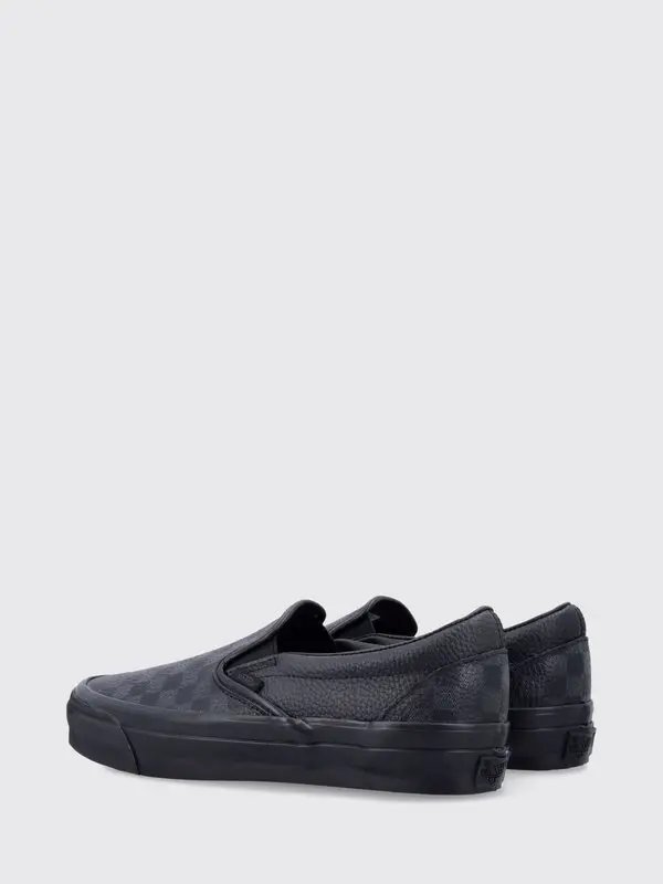 VANS Lx Classic Slip-on 98 Checkerboard Cotton Canvas Sneakers - Black