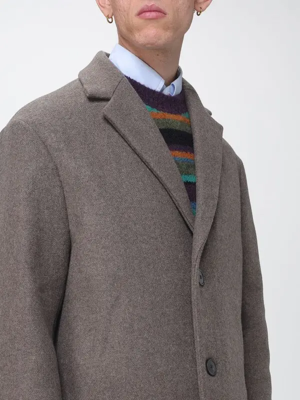 Dries Van Noten Knee-length Wool-blend Coat With Lapels And Back Vent