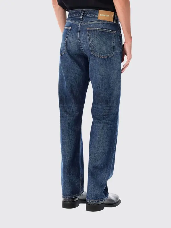 HAIKURE Achilles Wide-leg Organic Cotton Denim Jeans
