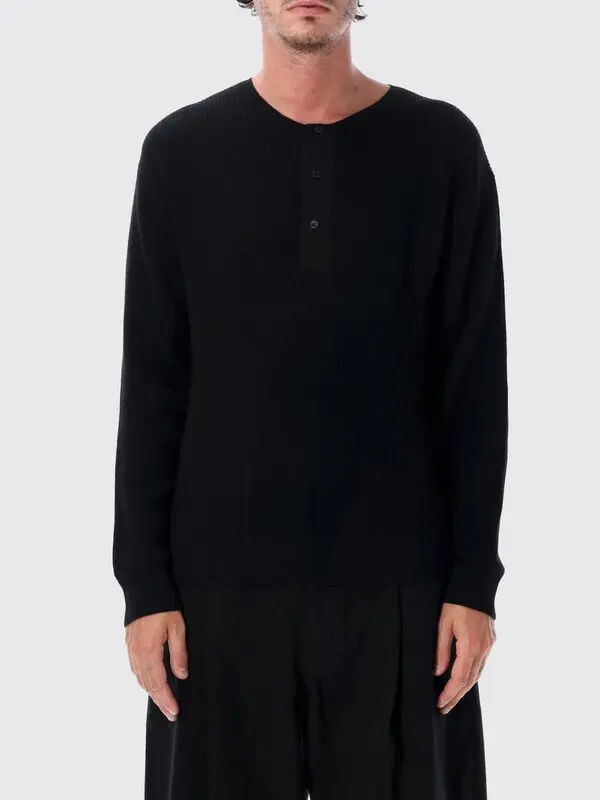 Studio Nicholson Extrafine Merino Wool And Cashmere Crewneck Jumper - Black