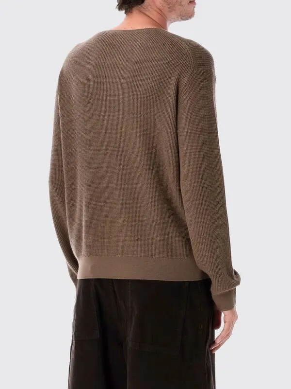 Studio Nicholson Extrafine Merino Wool And Cashmere Crewneck Jumper - Brown
