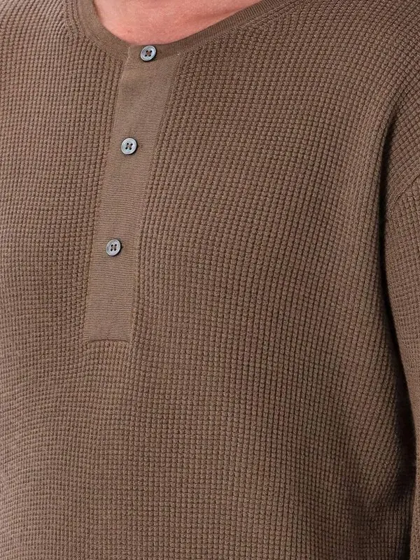 Studio Nicholson Extrafine Merino Wool And Cashmere Crewneck Jumper - Brown
