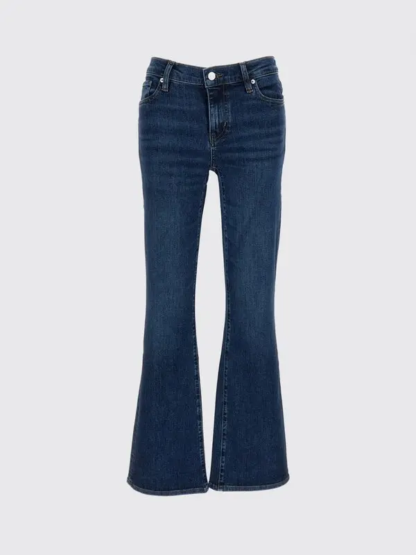 FRAME The Rodeo Mid-rise Flared Cotton Jeans