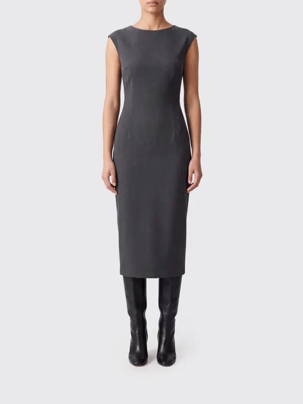 Jacquemus Sleeveless Virgin Wool Midi Sheath Dress