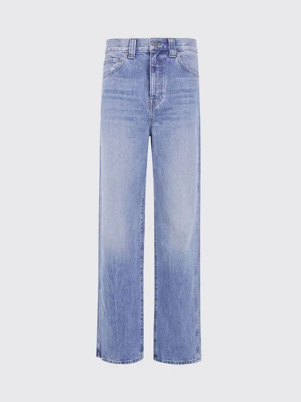 Khaite Mid-rise Straight-leg Jeans In Stretch