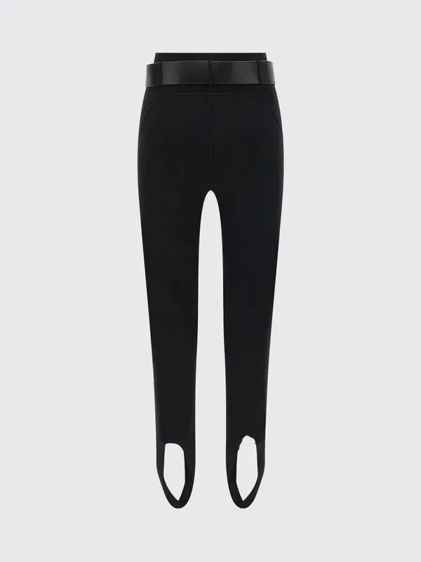 SELF-PORTRAIT High-waisted Skinny Leather Trousers With Adjustable Belt
