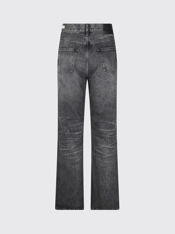 SUNFLOWER Straight Fit Cotton Denim Jeans With Mid-rise Waist