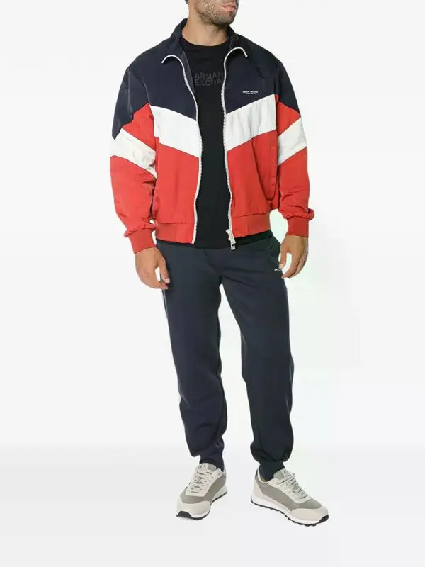 Armani Exchange Colour-block Zip-up Jacket