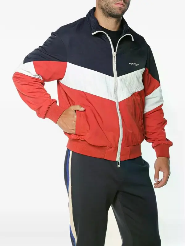 Armani Exchange Colour-block Zip-up Jacket
