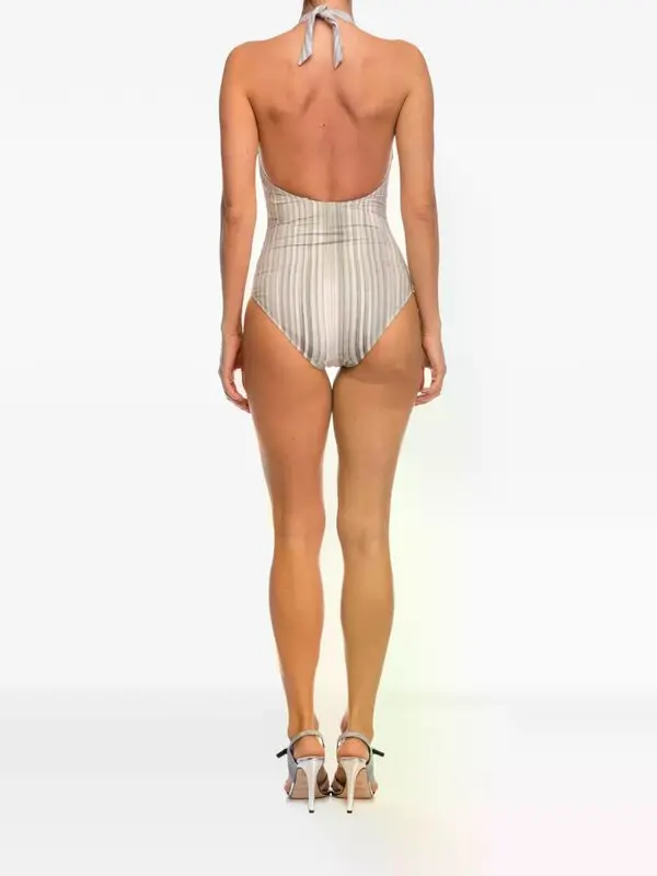 GOTTEX Crystal-embellished Halterneck Swimsuit