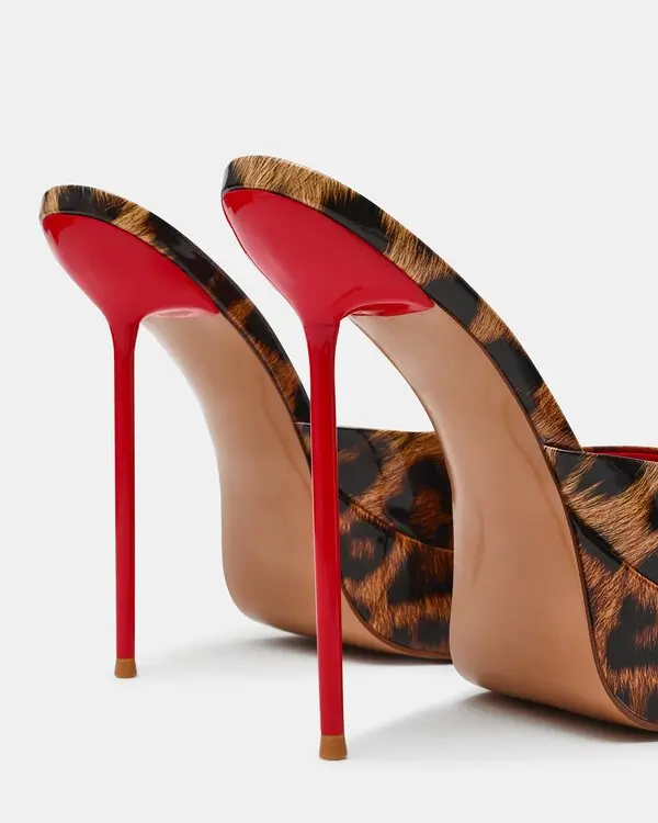 Steve Madden Darelis Mule Heels - Leopard