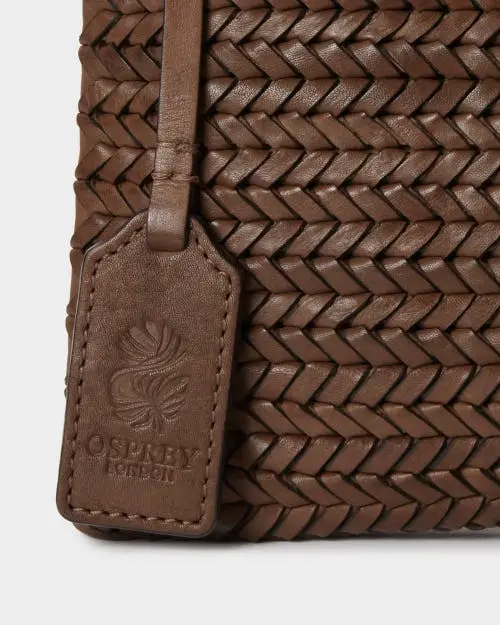 OSPREY LONDON The Lima Leather Crossbody Bag - Chesnut