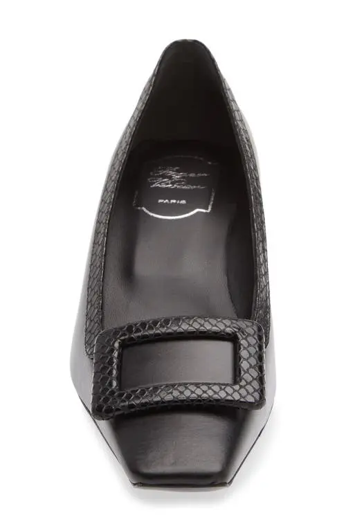 ROGER VIVIER Belle Vivier Leather Pump
