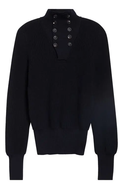 Paloma Wool Milon Merino Wool Sweater - Navy