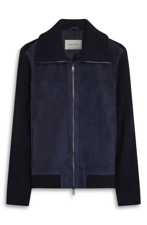 Bugatchi Hybrid Suede Leather Jacket