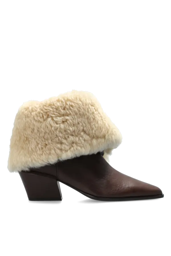 Paris Texas Heeled Ankle Boots ‘bettina - Brown