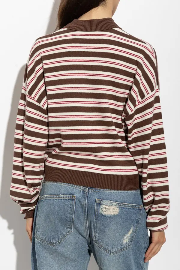 ROTATE BY BIRGER CHRISTENSEN Striped Polo Shirt