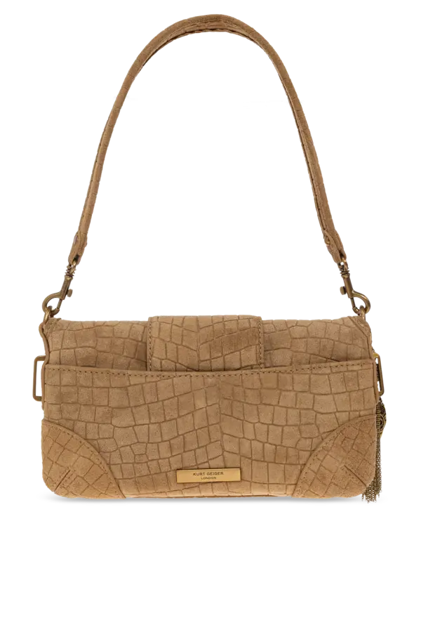 Kurt Geiger Suede Shoulder Bag ‘marylebone