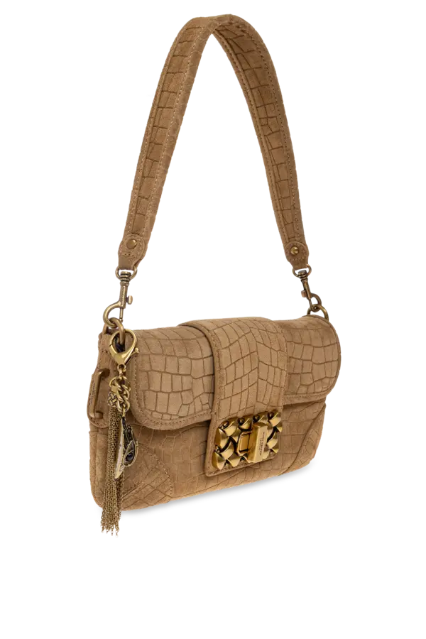 Kurt Geiger Suede Shoulder Bag ‘marylebone