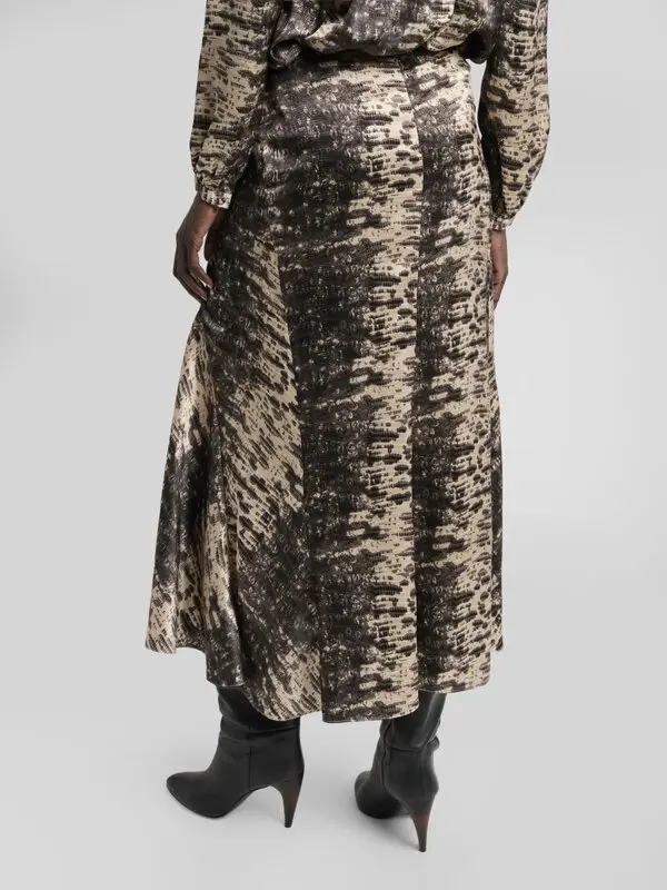 Isabel Marant Étoile Laren Silk Midi Skirt