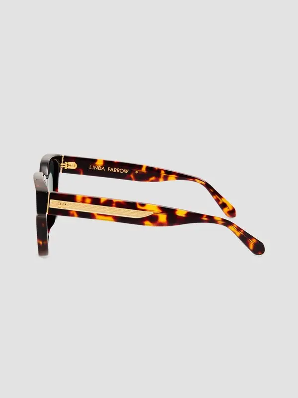 Linda Farrow Nathan 55mm Square Sunglasses
