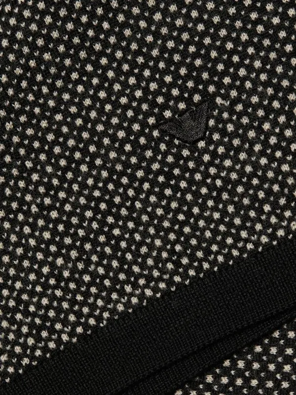 Emporio Armani Micro Dot Short-sleeve Crewneck Sweater