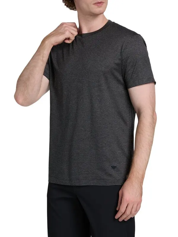 Emporio Armani Dash Cotton-blend T-shirt