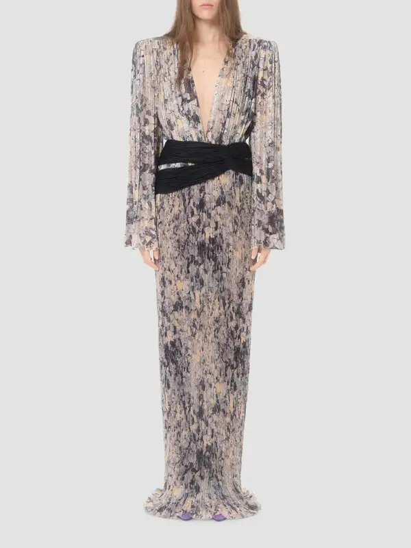 Valentino Garavani Long Dress With Pleats