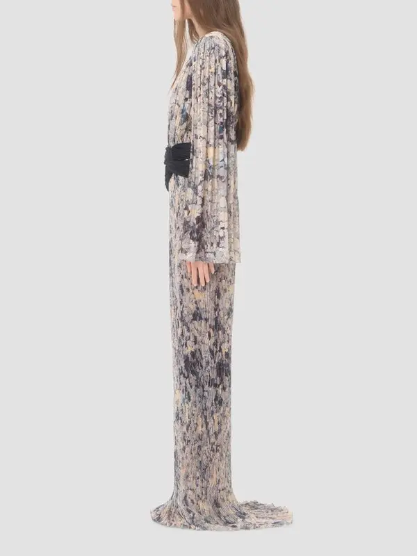 Valentino Garavani Long Dress With Pleats