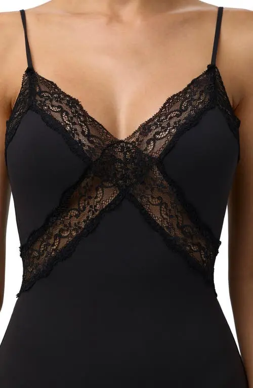 Naked Wardrobe Body Flex Lace Closed Toe Jumpsuit