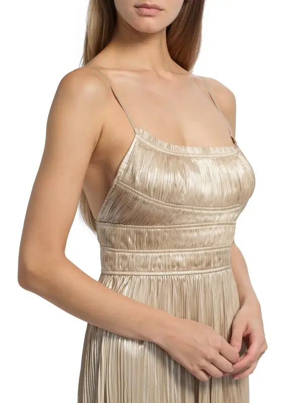 Ulla Johnson The Reine Plisse Pleated Gown - Opal