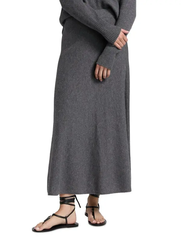 LISA YANG Flared Cashmere Maxi Skirt