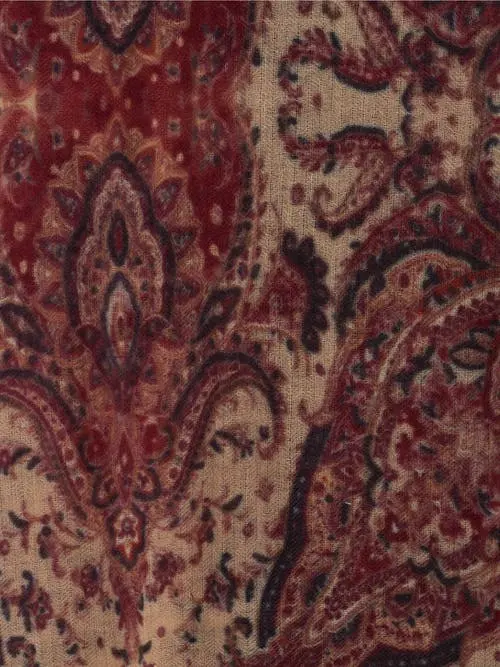 Gerard Darel Solane Paisley Print Scarf