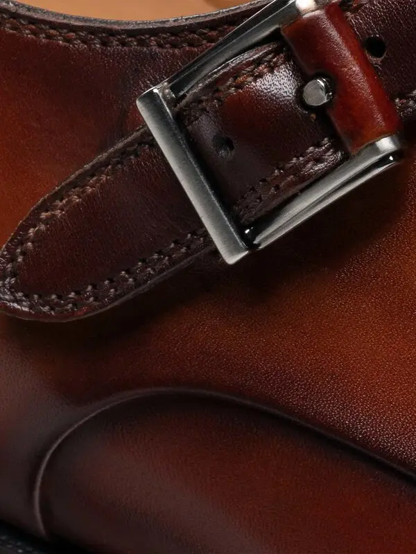 Magnanni Tinos Double-buckle Leather Loafers