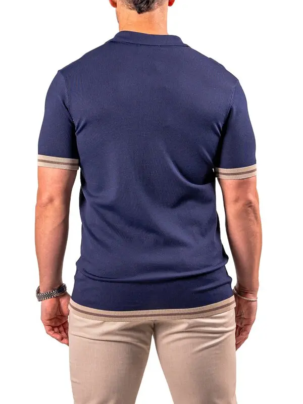 MACEOO Polo Zip Shirt