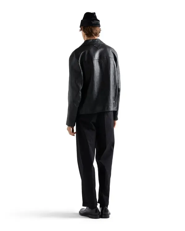 Prada Nappa Leather Blouson Jacket