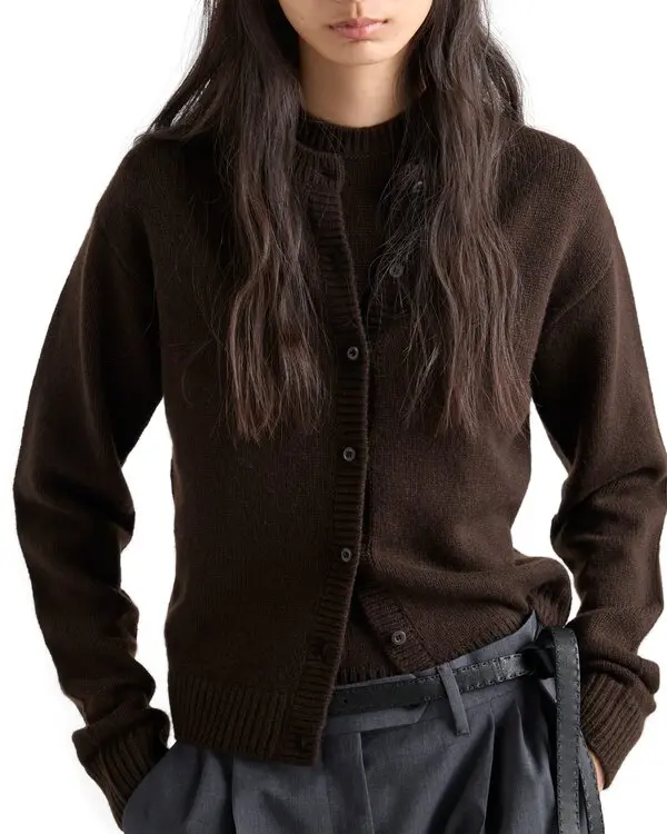Prada Short-sleeved Cashmere Sweater