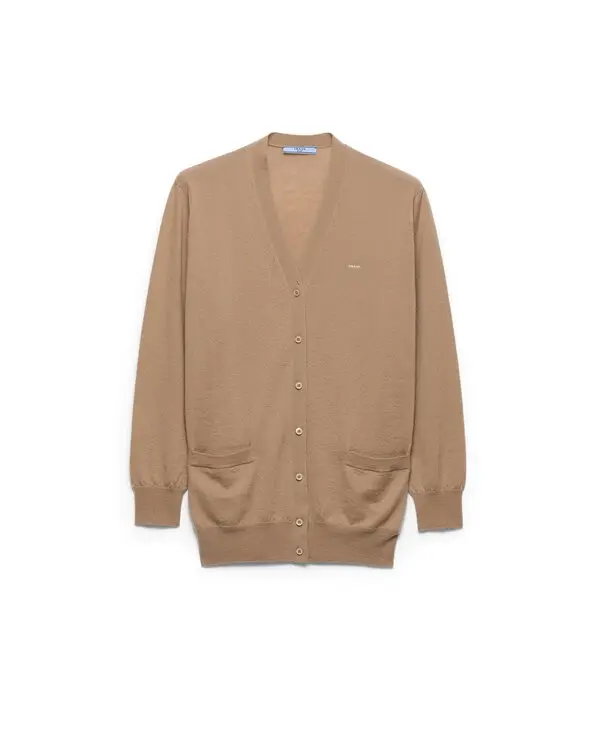 Prada Cashmere Cardigan - Brown