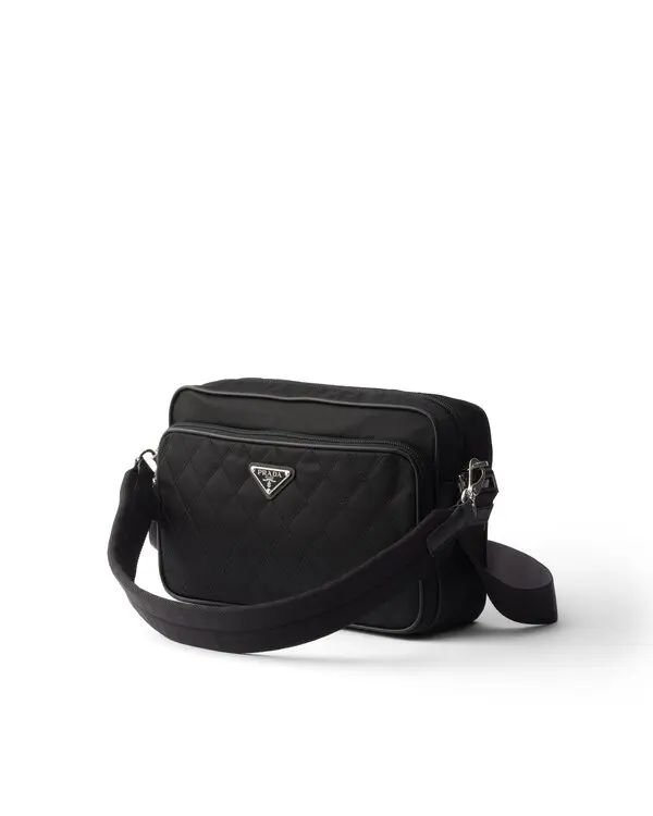 Prada Re-nylon And Leather Shoulder Bag