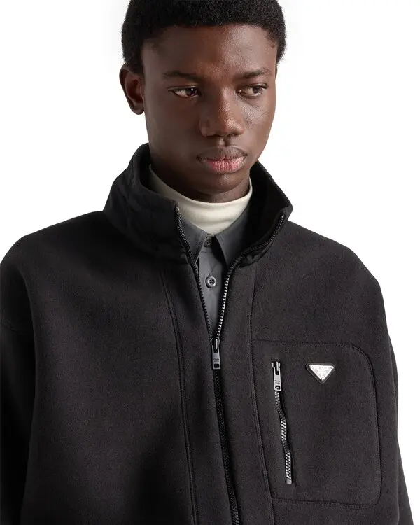 Prada Fleece Blouson Jacket