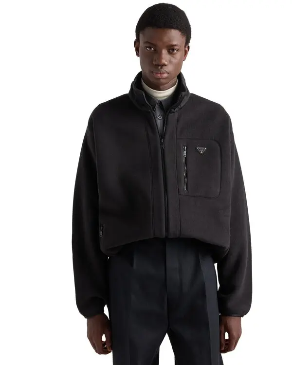 Prada Fleece Blouson Jacket