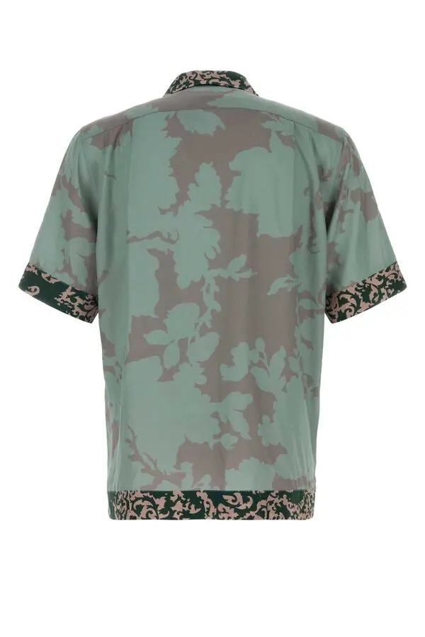 Dries Van Noten Printed Viscose Carltone Shirt - Multicolor