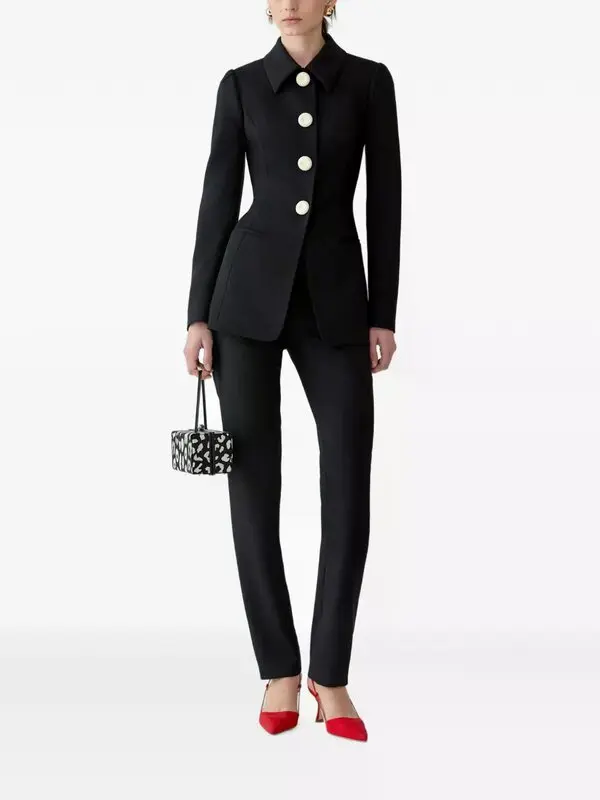 Carolina Herrera Point-collar Button-up Jacket